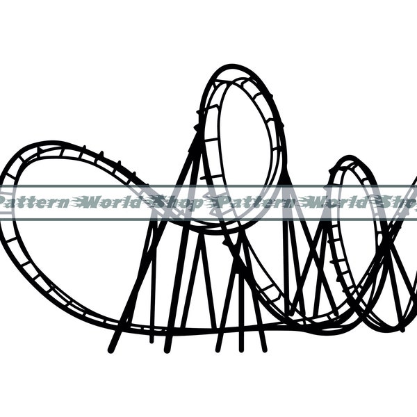 Roller Coaster - Etsy