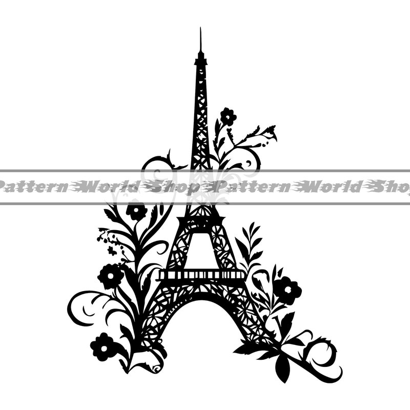 Eiffel Tower Clipart - Etsy