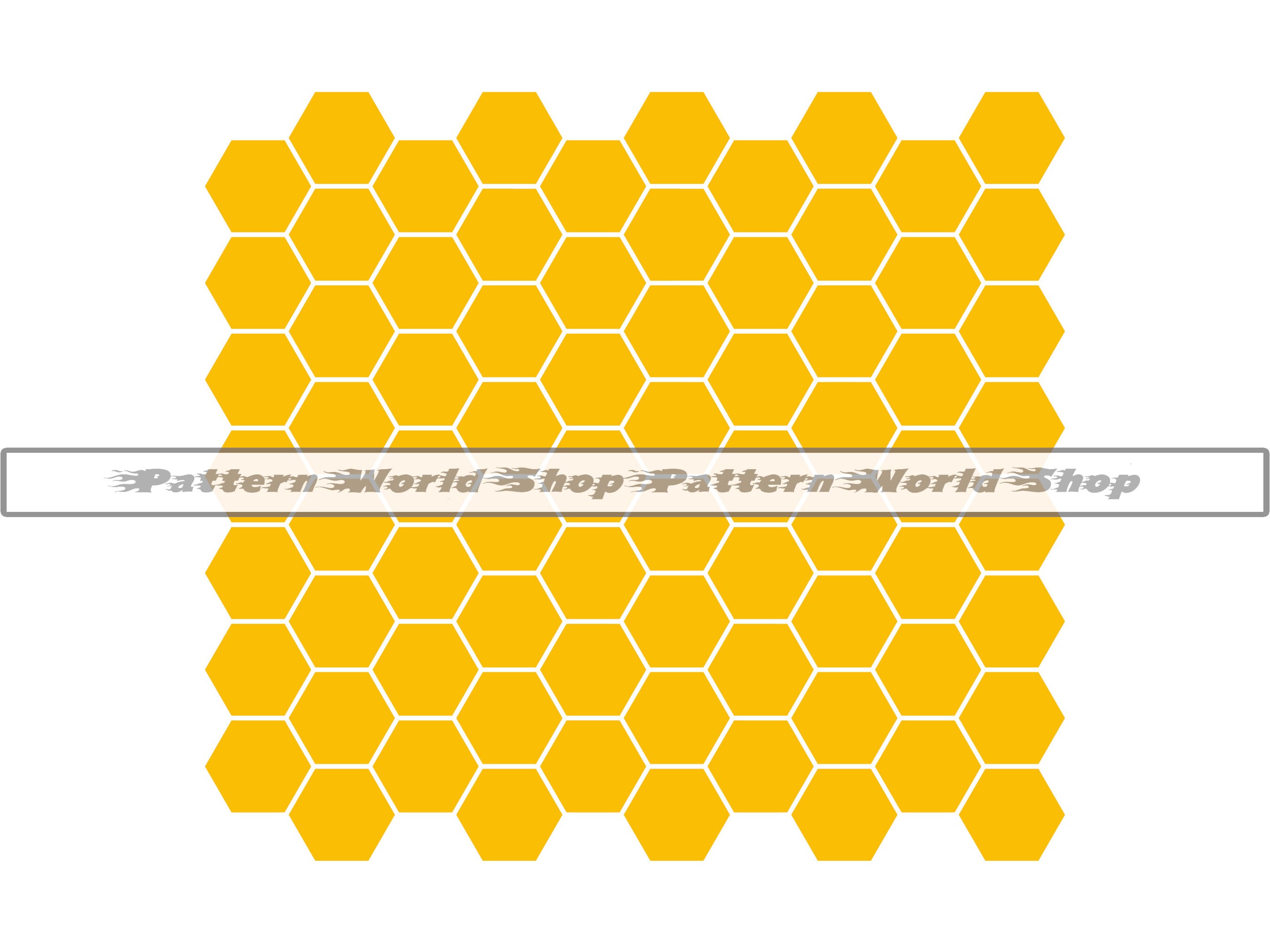 Honeycomb Pattern 2 SVG, Honeycomb SVG, Hexagon Svg, Honey Svg, Clipart ...