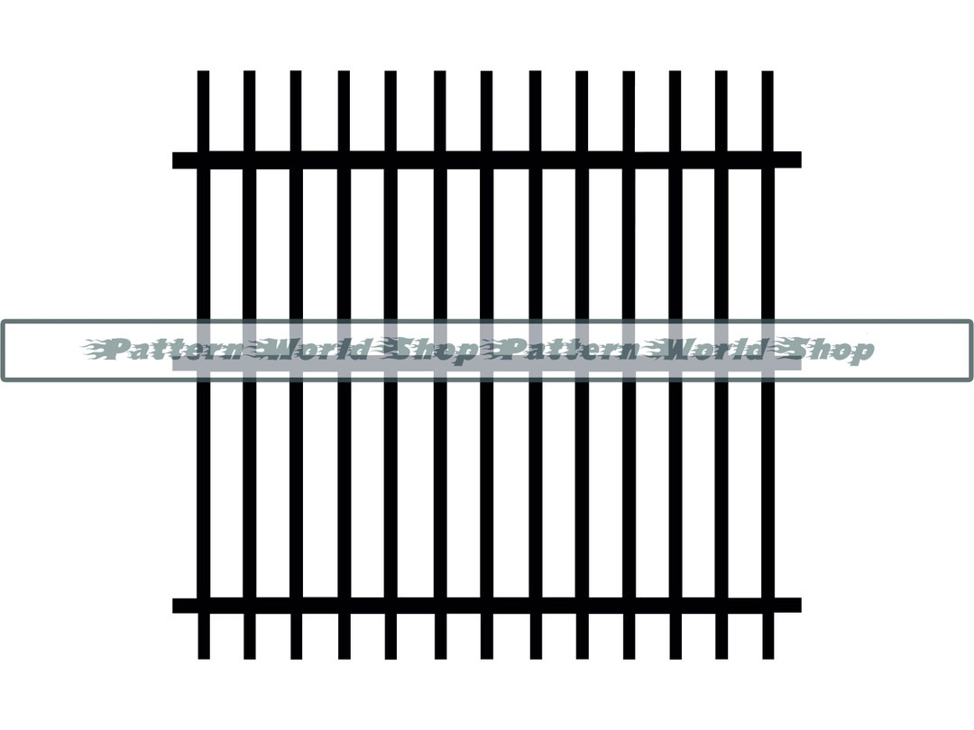 Prison SVG, Jail SVG, Jail Bars SVG, Prison Clipart, Prison Files for ...