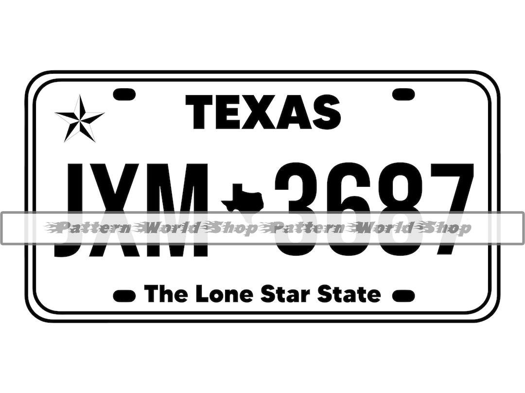 Texas License Plate SVG, Texas SVG, Car Plate SVG, Texas License Plate ... Texas License Plate SVG, Texas SVG, Car Plate SVG, Texas License Plate ...