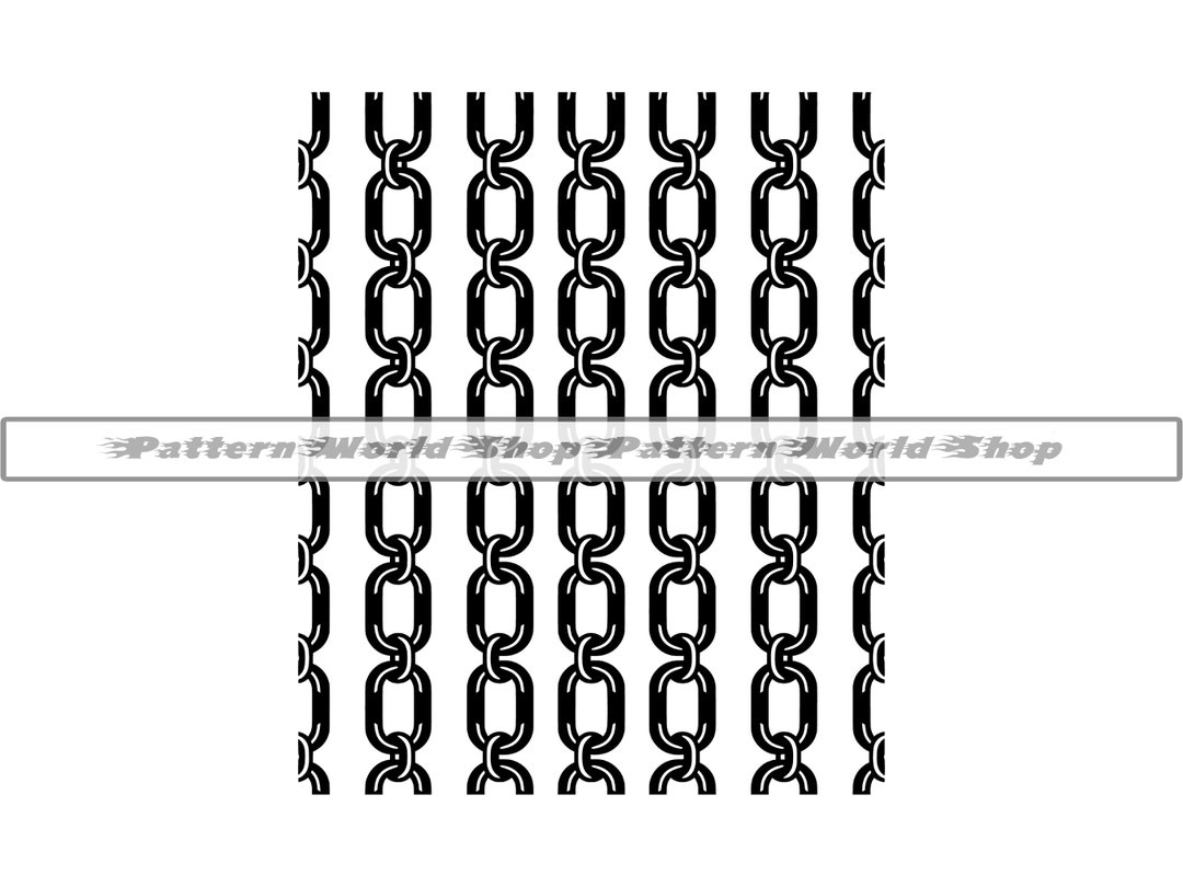 Chain Pattern SVG PNG DXF, Chain Pattern Background, Chain Link Pattern ...