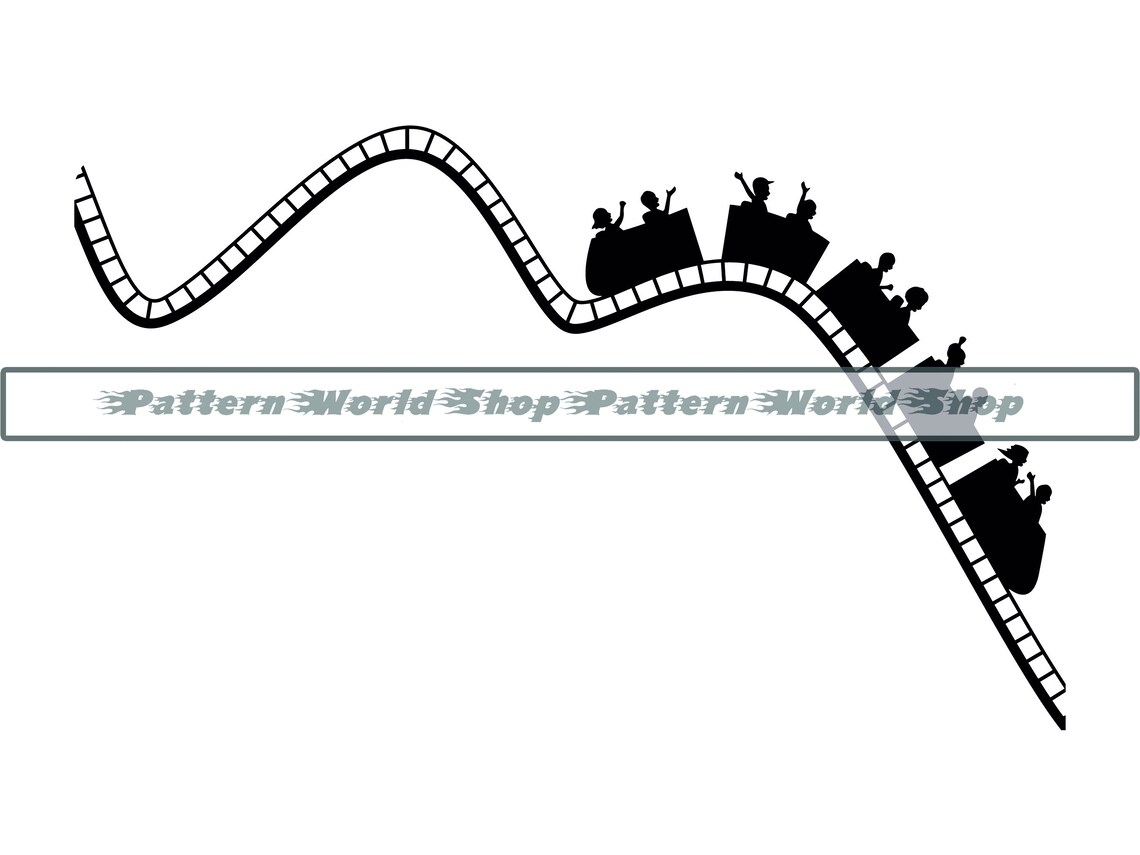 Roller Coaster SVG Roller Coaster PNG Roller Coaster - Etsy