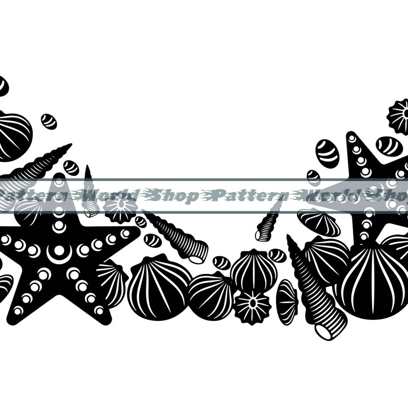 Seashell Border - Etsy