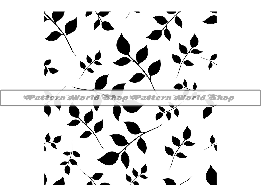 Leaves Pattern 2 SVG Leaf Pattern SVG Leaves Svg Leaves - Etsy