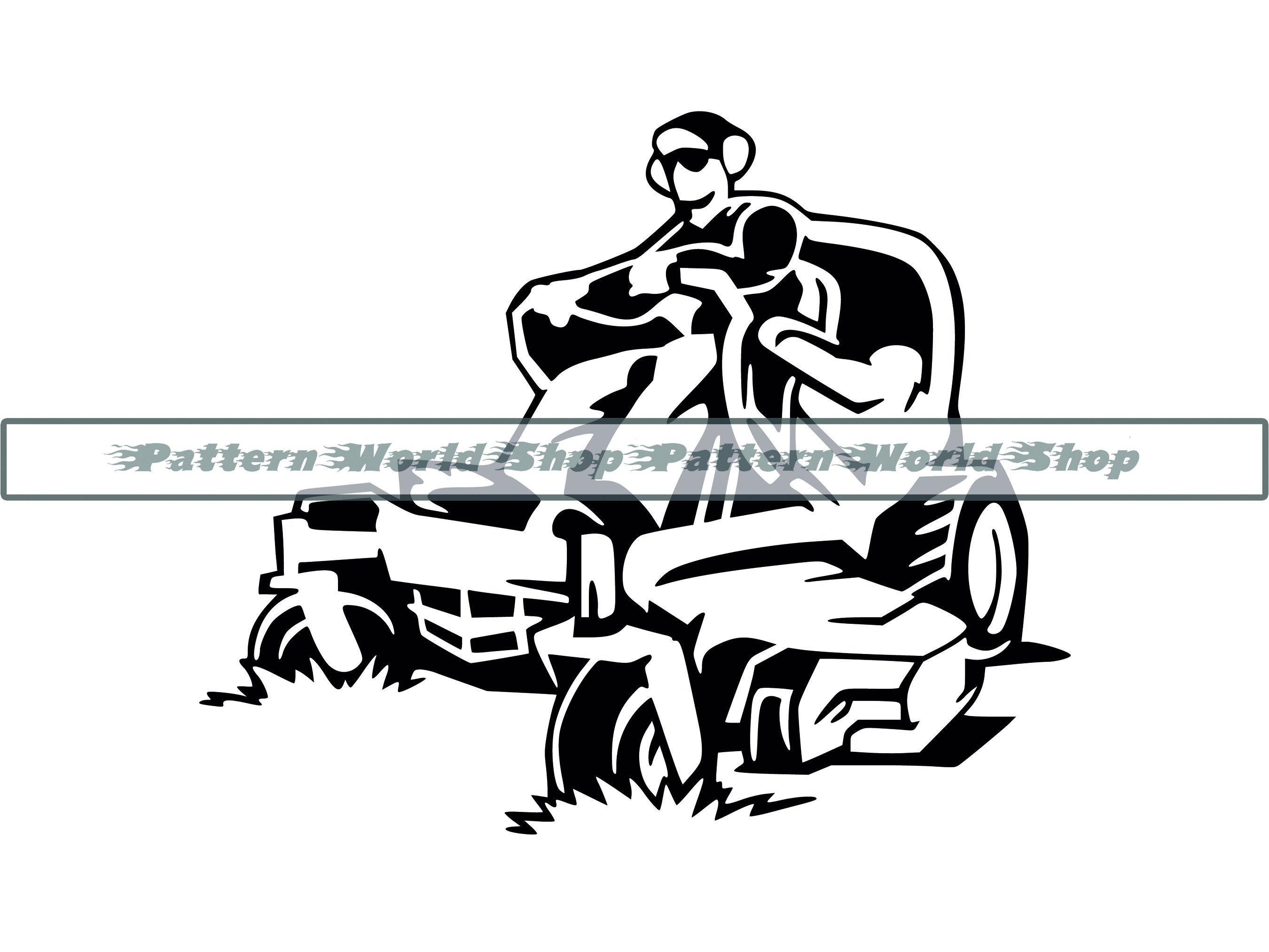 Zero Turn Lawn Mower SVG Lawn Mower SVG Landscaping Svg - Etsy
