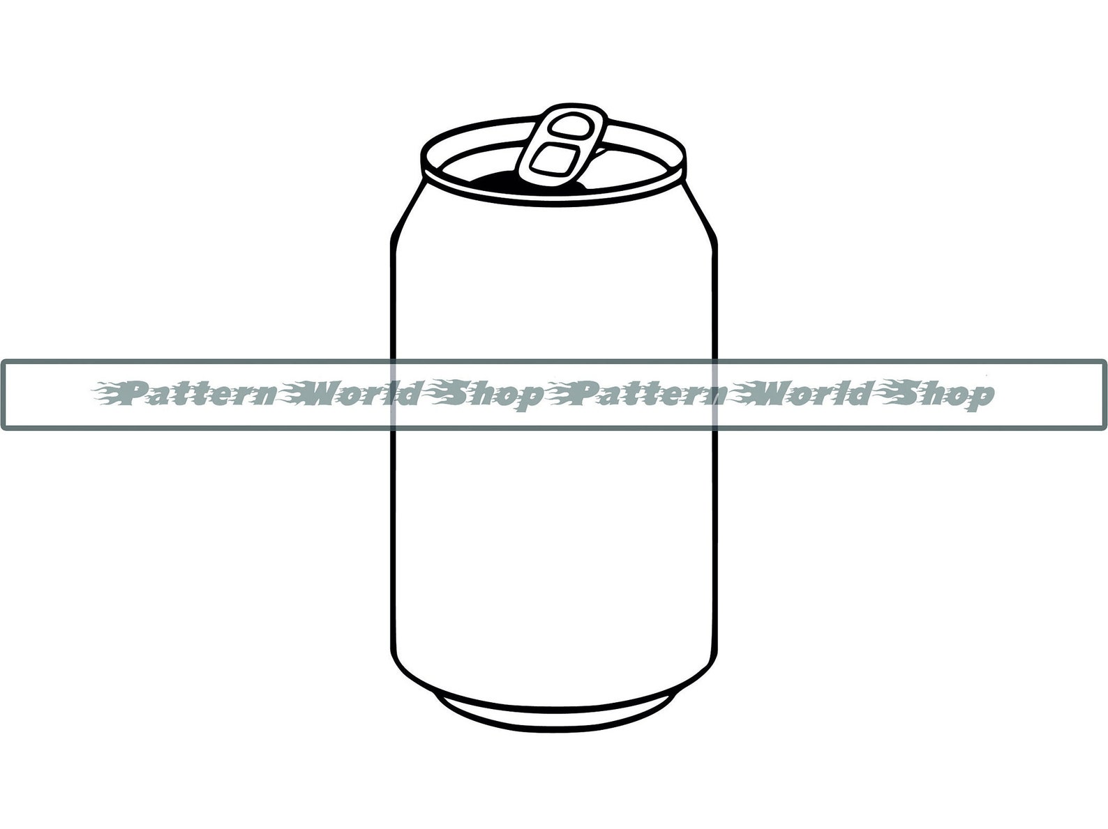 Beer Can Outline SVG, Soda Can Outline SVG, Beer Can SVG, Beer Can ...