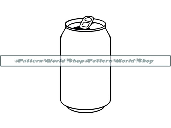 Soda Can Outline