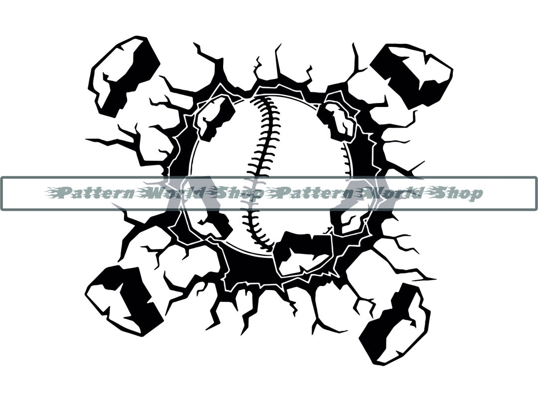Smashing Baseball SVG, Baseball SVG, Softball SVG, Baseball Clipart ...