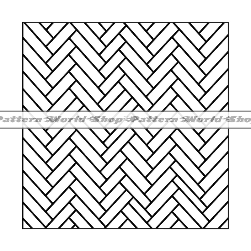 Herringbone Stencil - Etsy UK