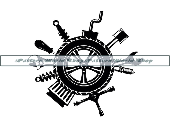 Car Mechanic SVG Repair Tools SVG Wrench SVG Car Repair - Etsy