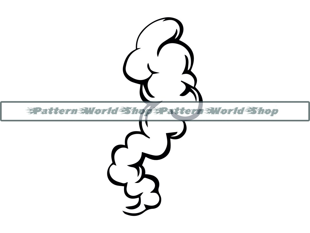 Smoke #2 SVG, Steam Svg, Cooking Svg, Smoke Clipart, Smoke Files for ...
