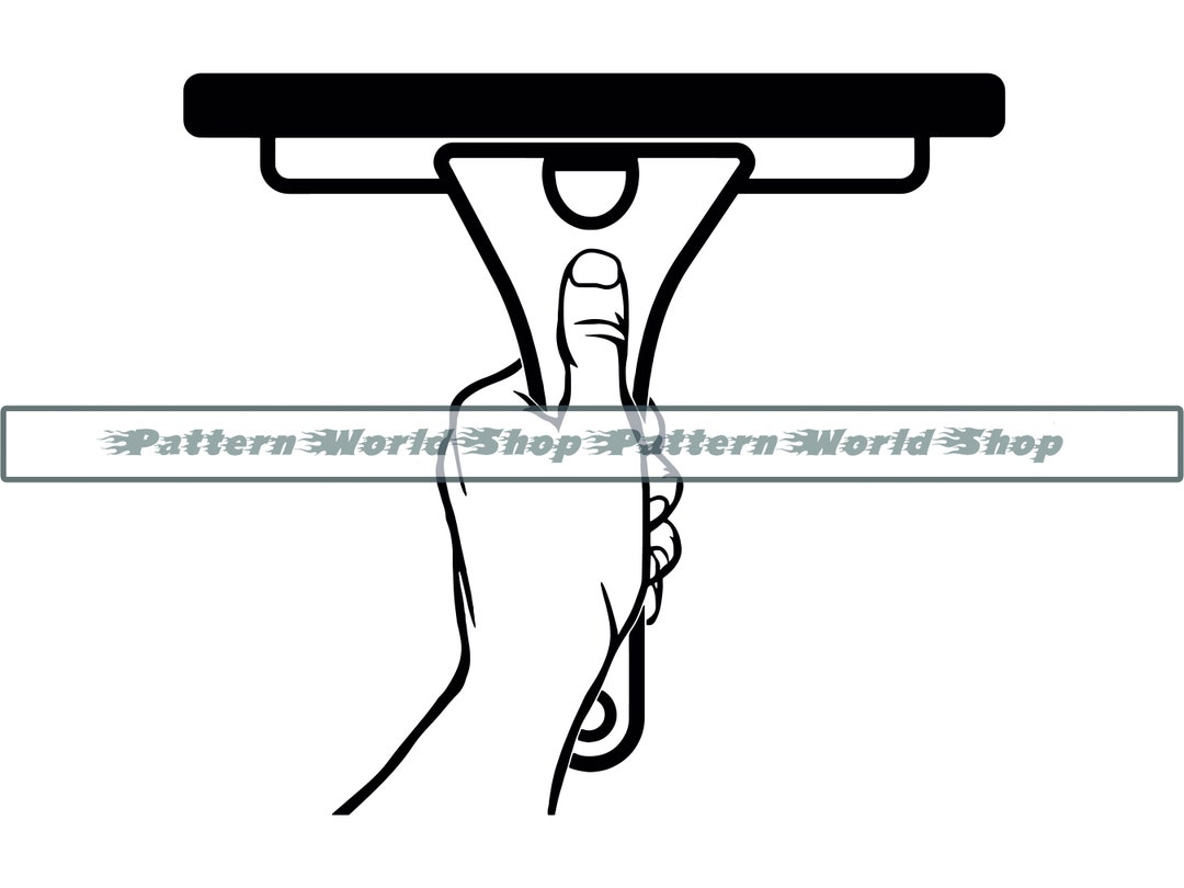 Hand With Window Cleaner Tool SVG, Window Cleaning SVG, Cleaning SVG ...
