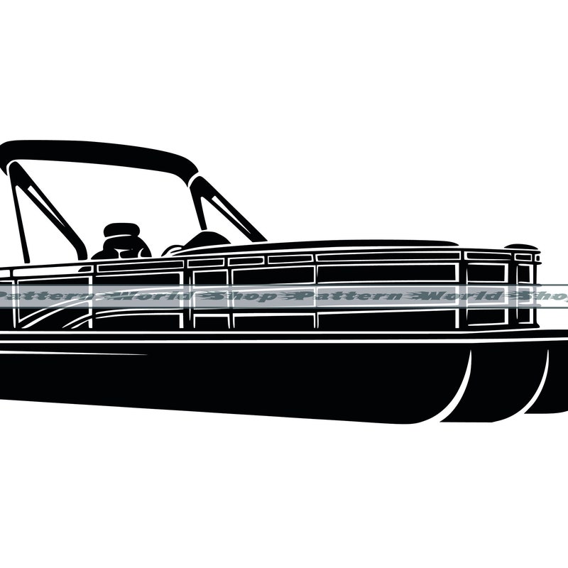 Pontoon Svg - Etsy