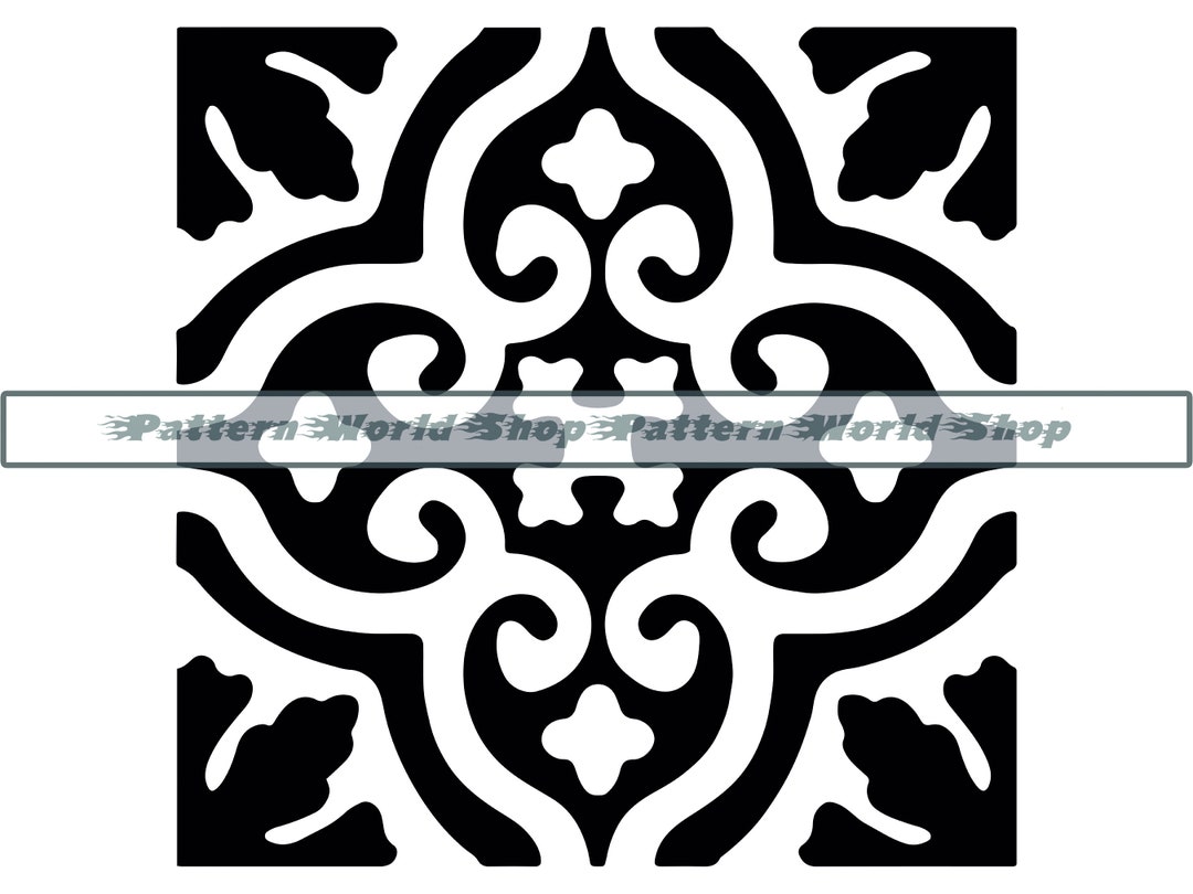 Tile Pattern, Tile, Wall, Floor, Kitchen, Cookie Stencil, Clipart ...