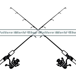 Fishing Rod SVG, Fishing Rod SVG, Fishing Svg, Fishing Rod Clipart ...