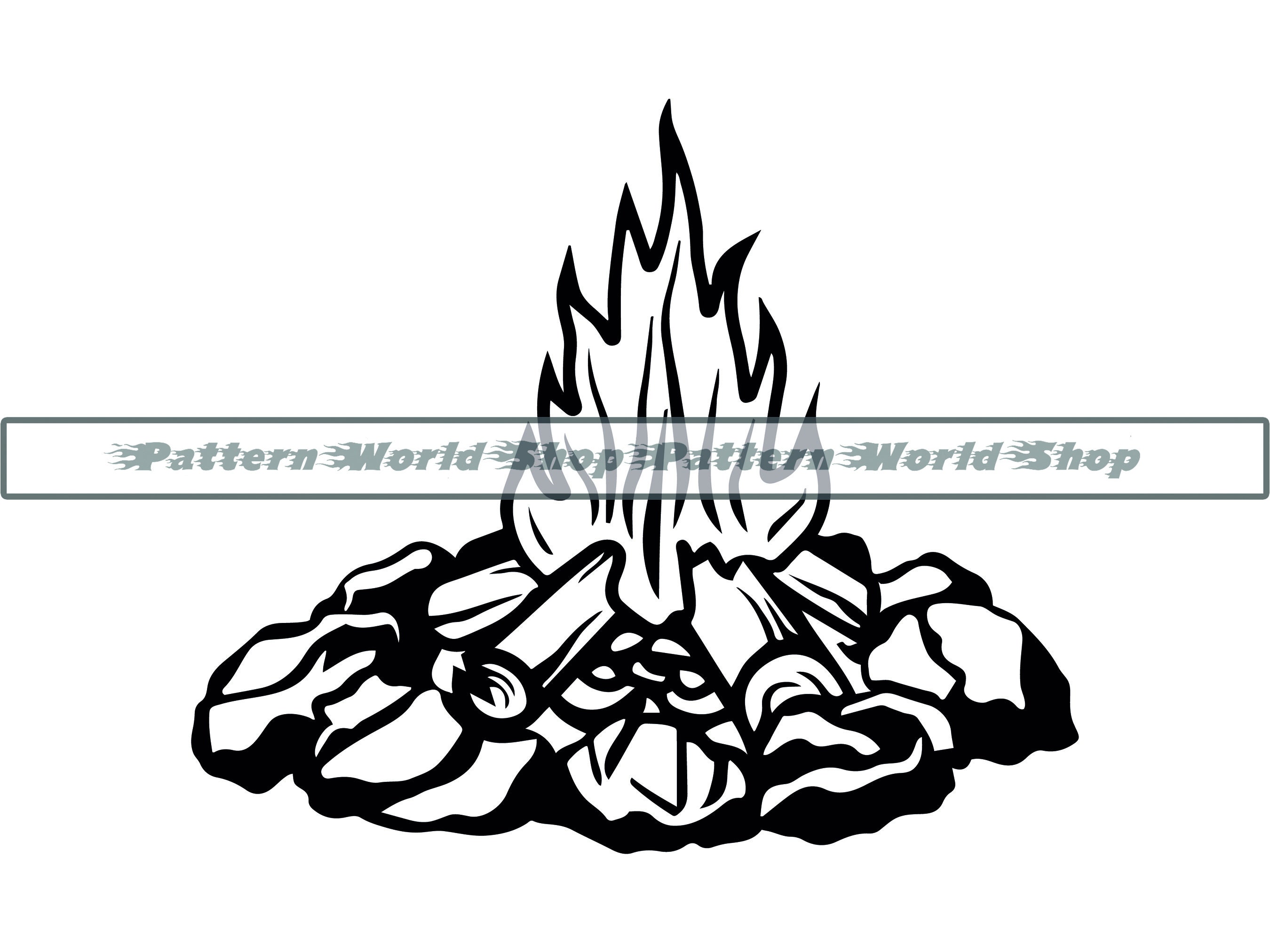 Camp Fire SVG Campfire SVG Bonfire SVG Fire Svg Camping - Etsy