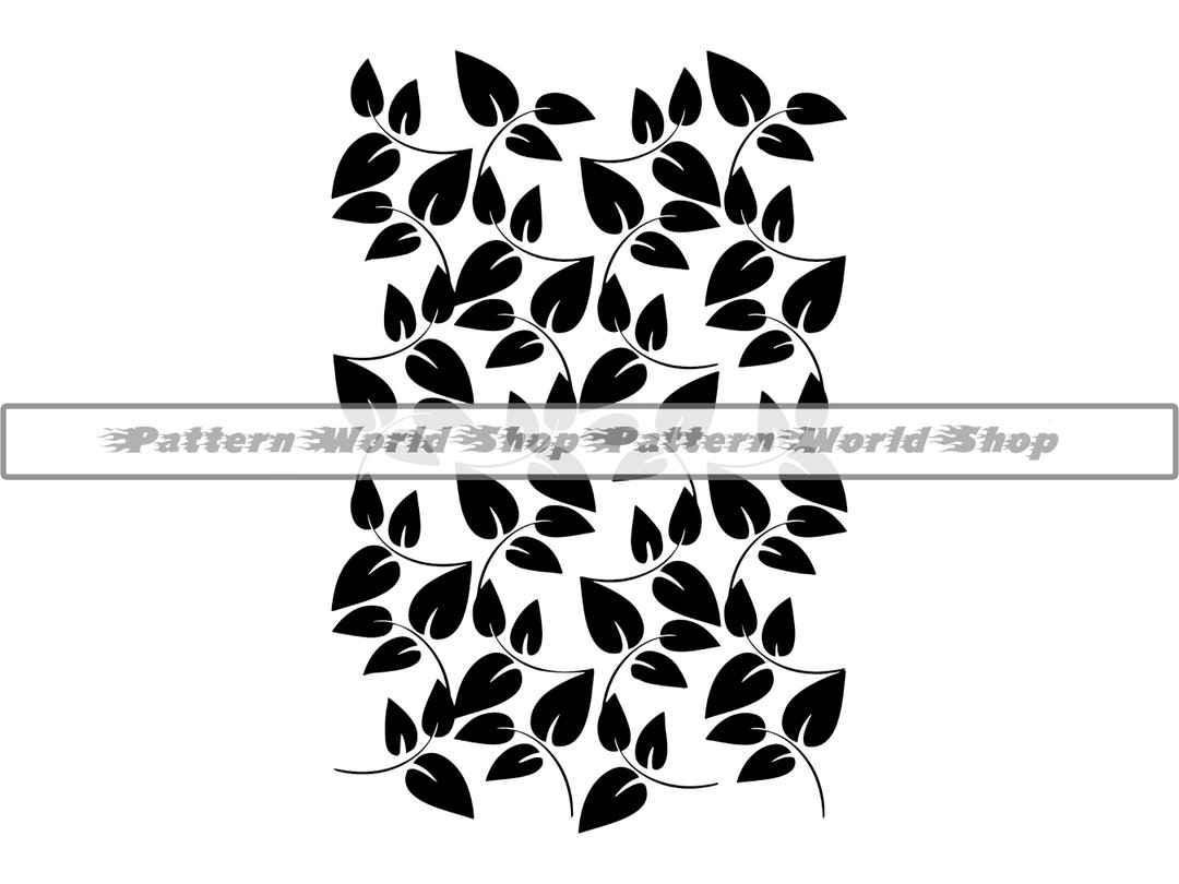 Leaves Pattern SVG, Leaf Pattern SVG, Leaves Svg, Leaves Pattern Clipart, Files for Cricut, Cut ...