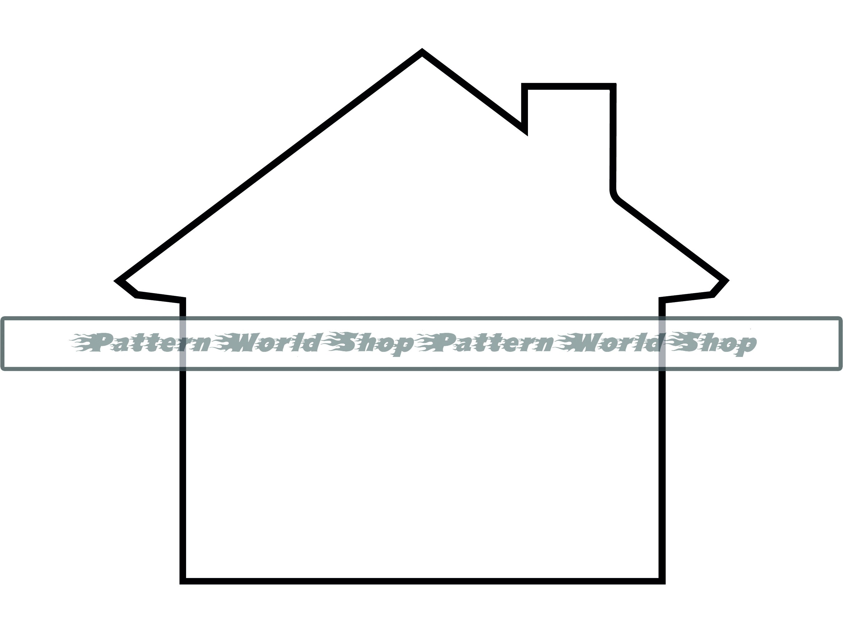 House Outline Pattern