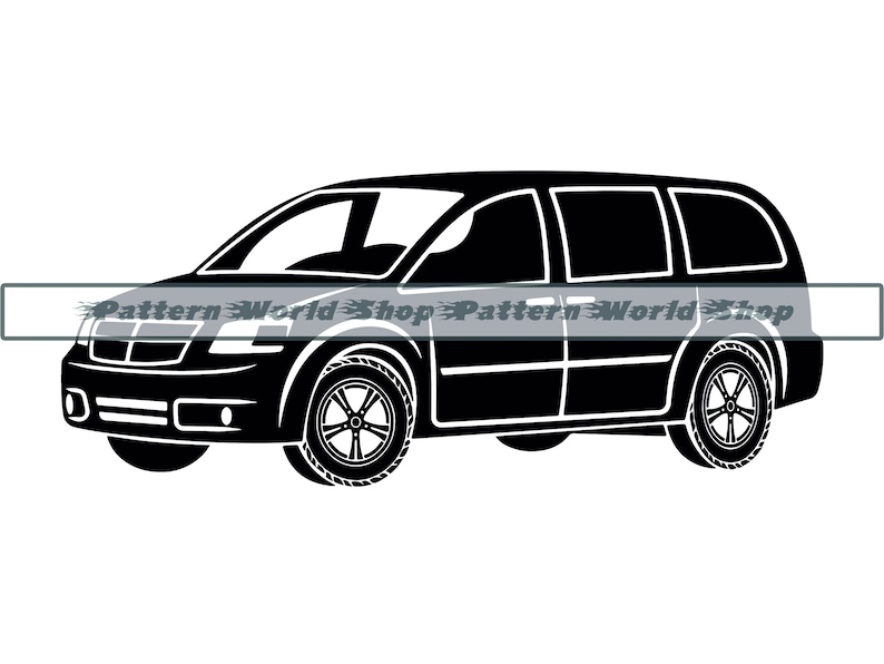 Minivan SVG Family Car SVG Minivan Clipart Minivan Files - Etsy