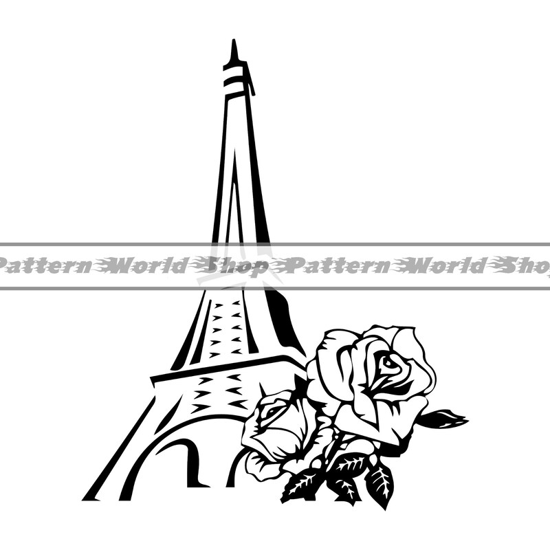 Eiffel Tower Clipart - Etsy