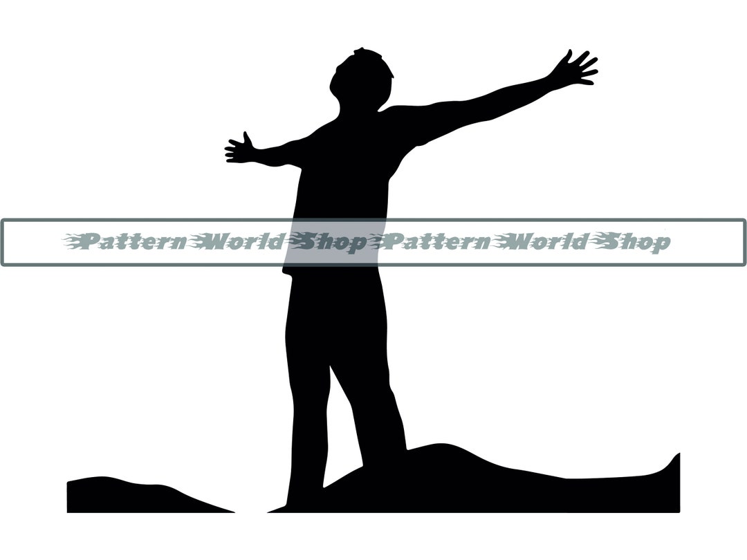 Free Man SVG, Happy Man SVG, Freedom SVG, Happiness Svg, Clipart, Files ...