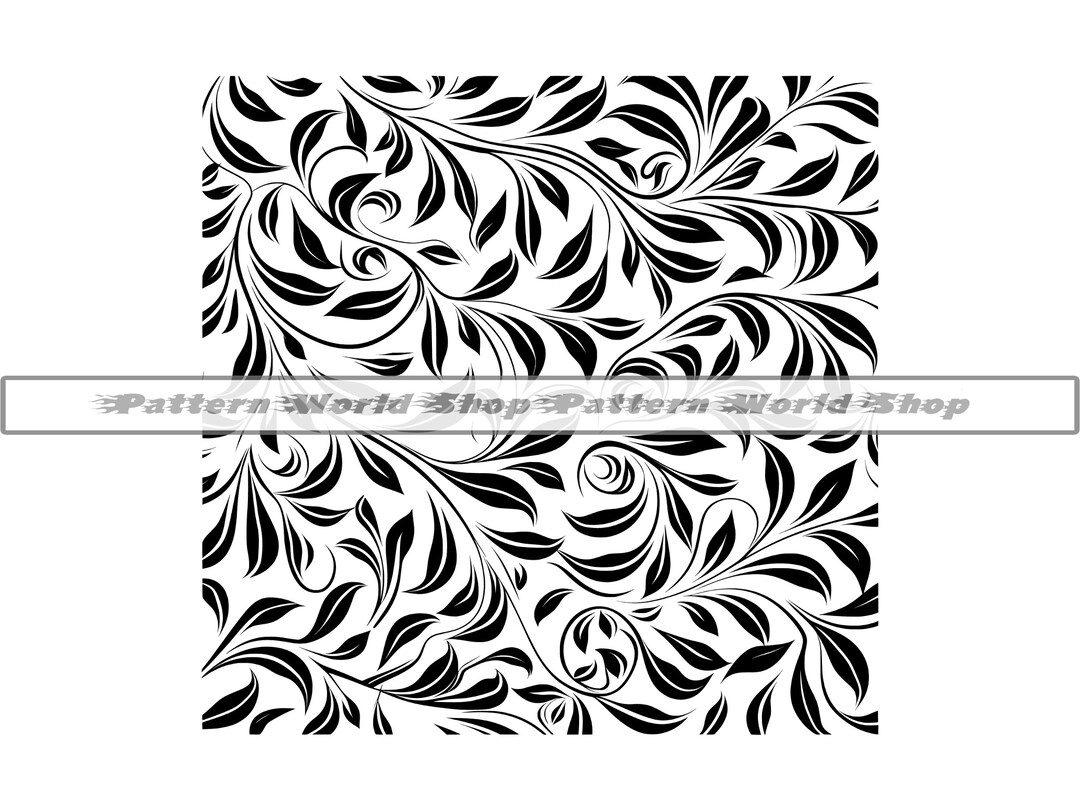 Leaves Pattern #2 SVG, Leaf Pattern SVG, Leaves Svg, Leaves Pattern ...