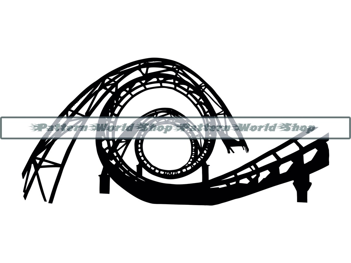 Roller Coaster 3 SVG Roller Coaster PNG Roller Coaster - Etsy