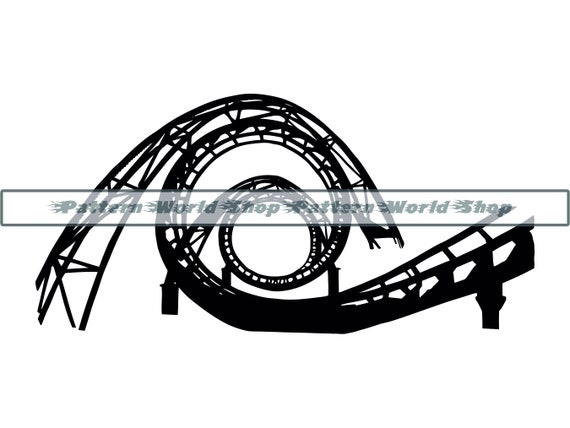 Roller Coaster 3 SVG Roller Coaster PNG Roller Coaster - Etsy