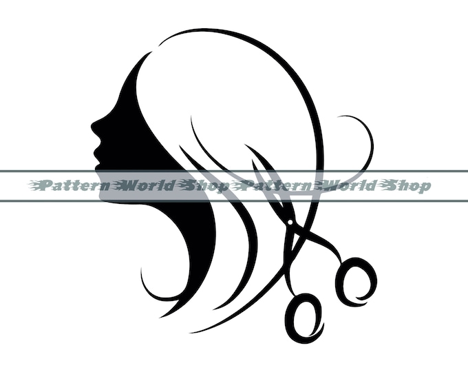 Hairdresser SVG Bundle, Hair Stylist SVG Bundle, Commercial Use SVG Cut ...