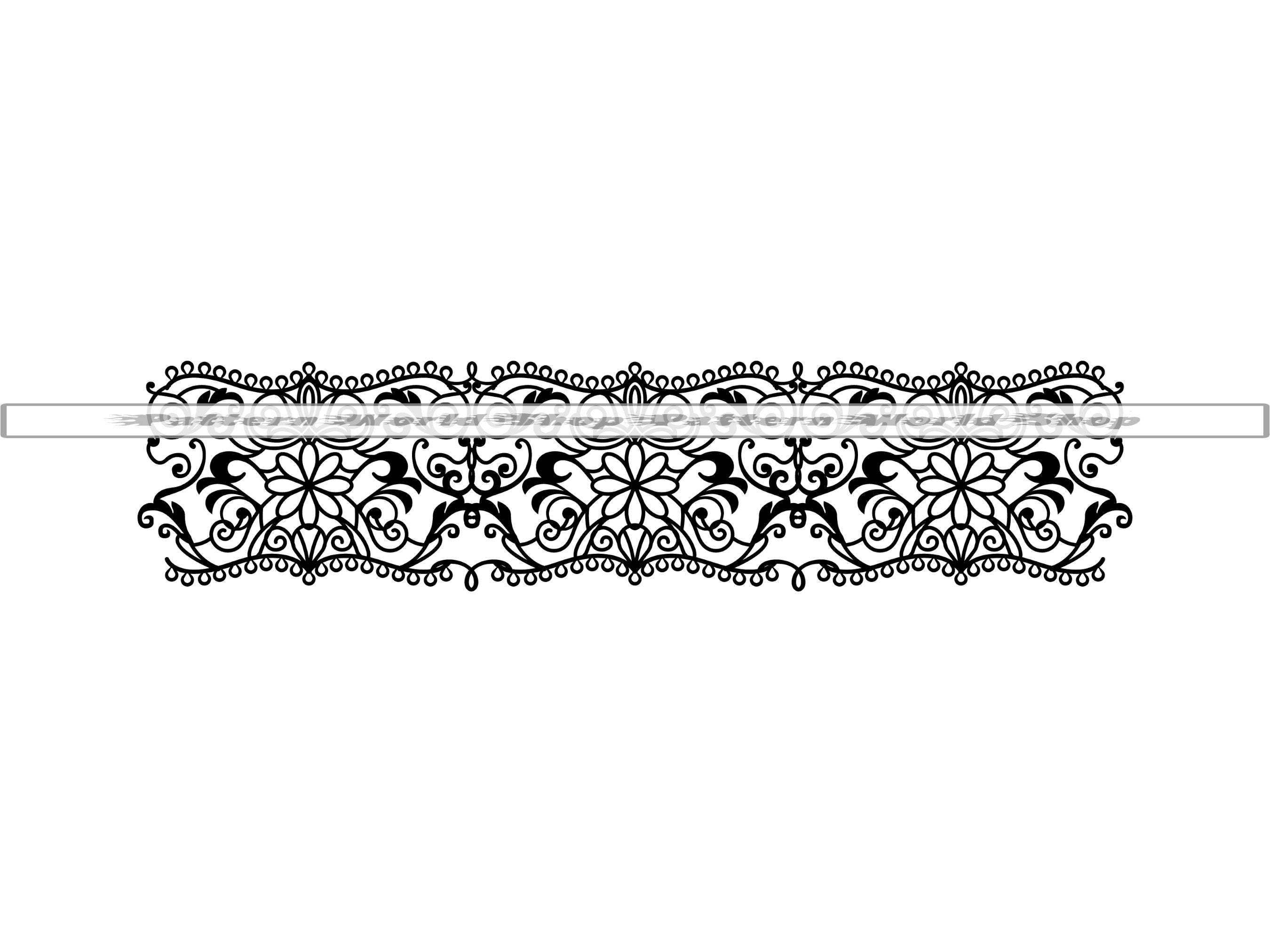 Lace Border Vector Png