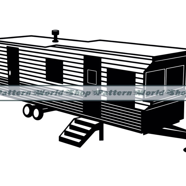 Mobile Home Clipart - Etsy