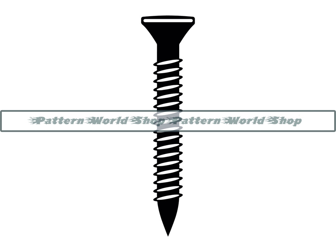 Screw SVG, Screw Clipart, Screw Files for Cricut, Screw Cut Files for ...