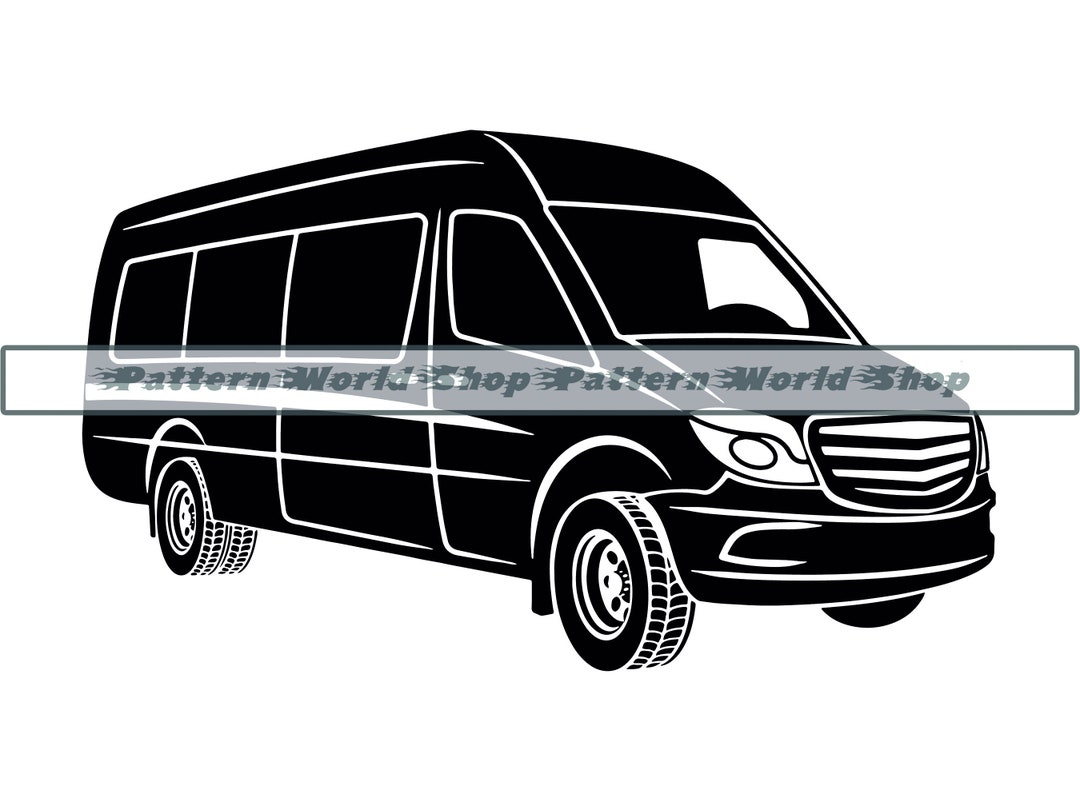 Van SVG, Auto Car SVG, Vehicle SVG, Van Files for Cricut, Van Cut Files ...