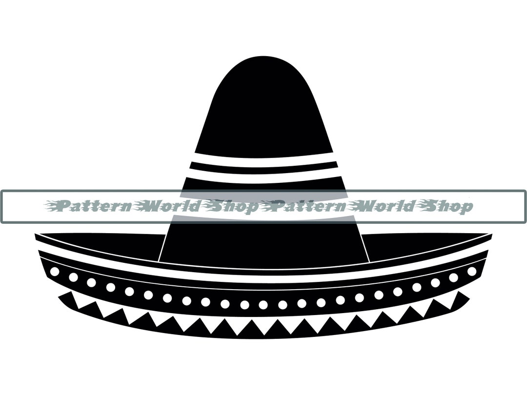 Sombrero SVG, Hat Svg, Sombrero Clipart, Sombrero Files for Cricut ...