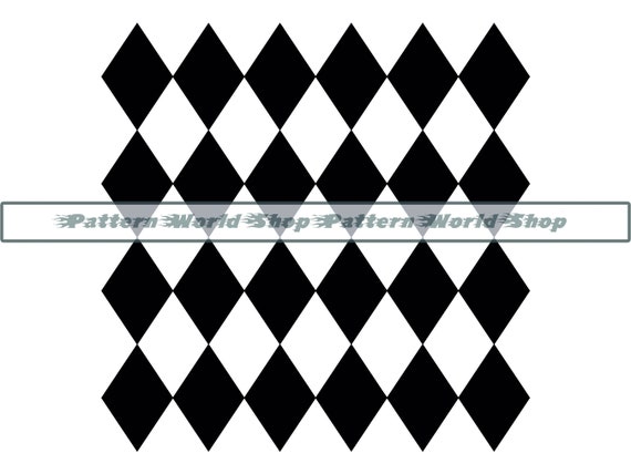 Argyle Pattern SVG Seamless Diamond Pattern SVG Skinny - Etsy