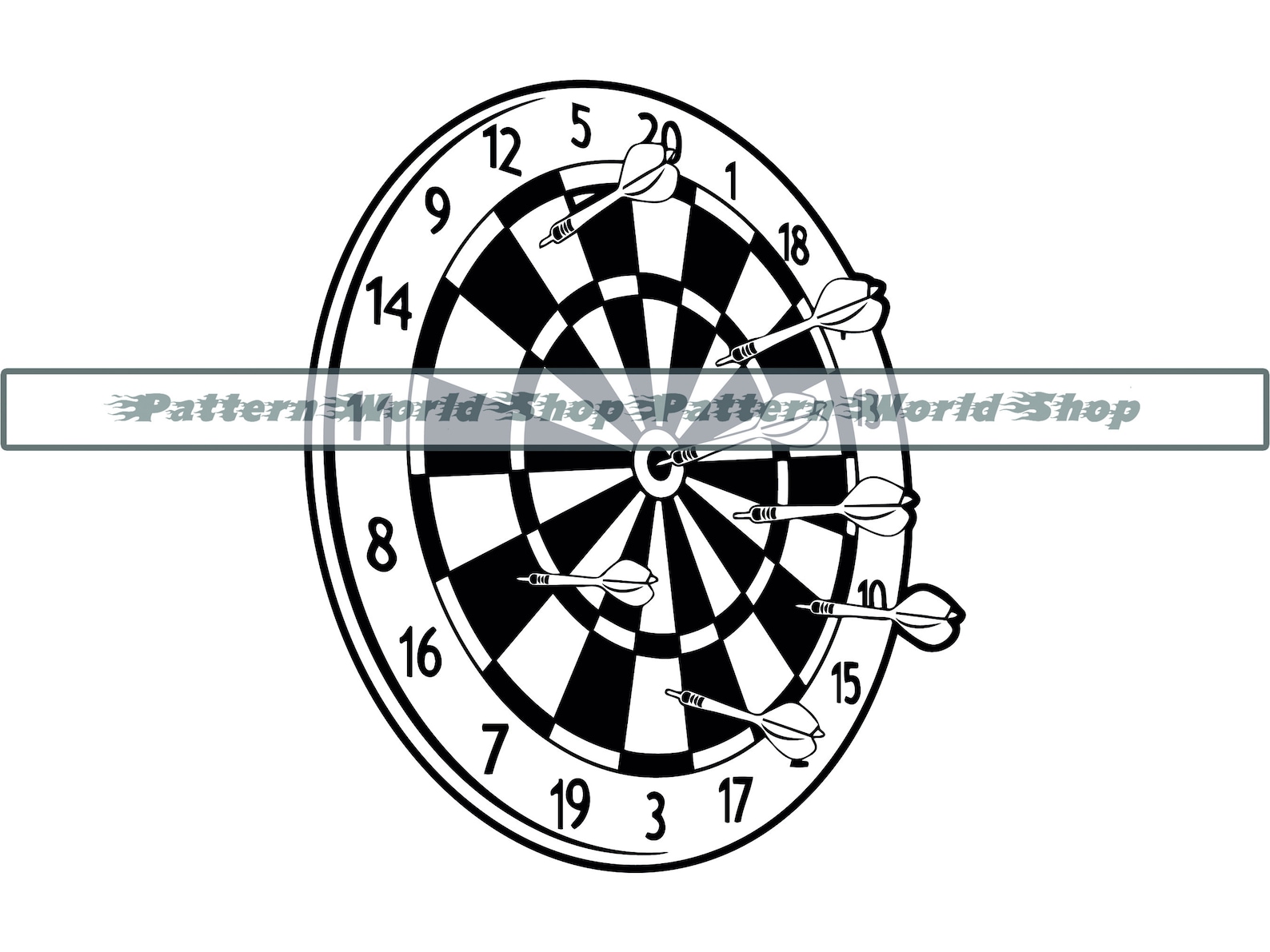 Dart SVG Dart Board SVG Darts Svg Dart Clipart Dart Files - Etsy