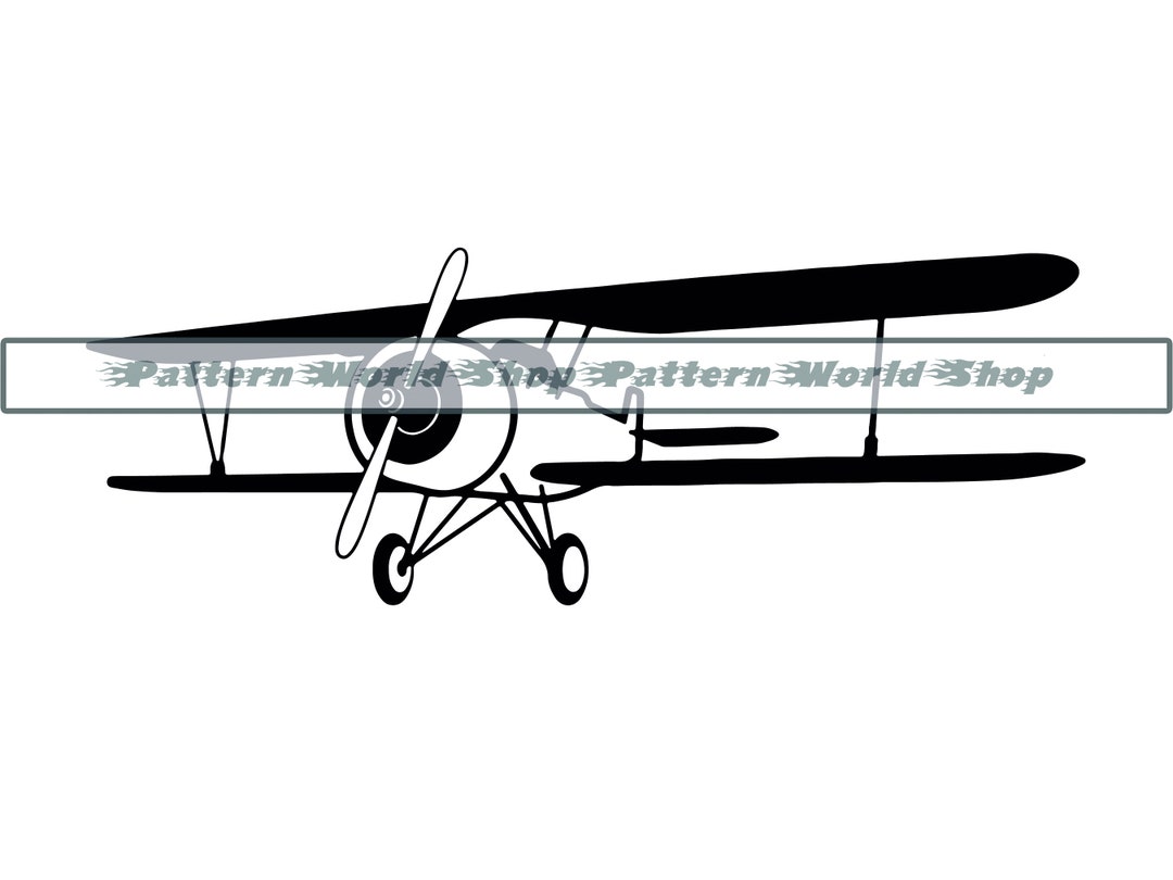Propeller Plane SVG, Biplane SVG, Airplane SVG, Propeller Plane Clipart ...