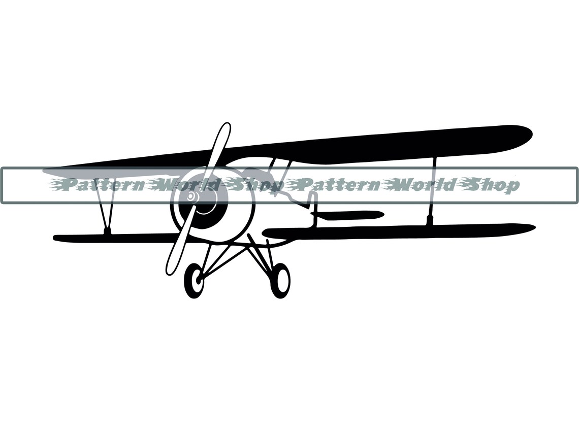 Propeller Plane SVG Biplane SVG Airplane SVG Propeller - Etsy