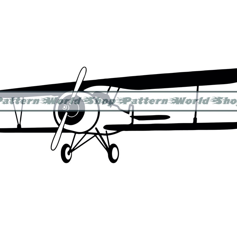Propeller Plane Svg - Etsy