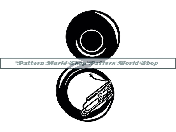 Sousaphone SVG Sousaphone Clipart Sousaphone Files for - Etsy