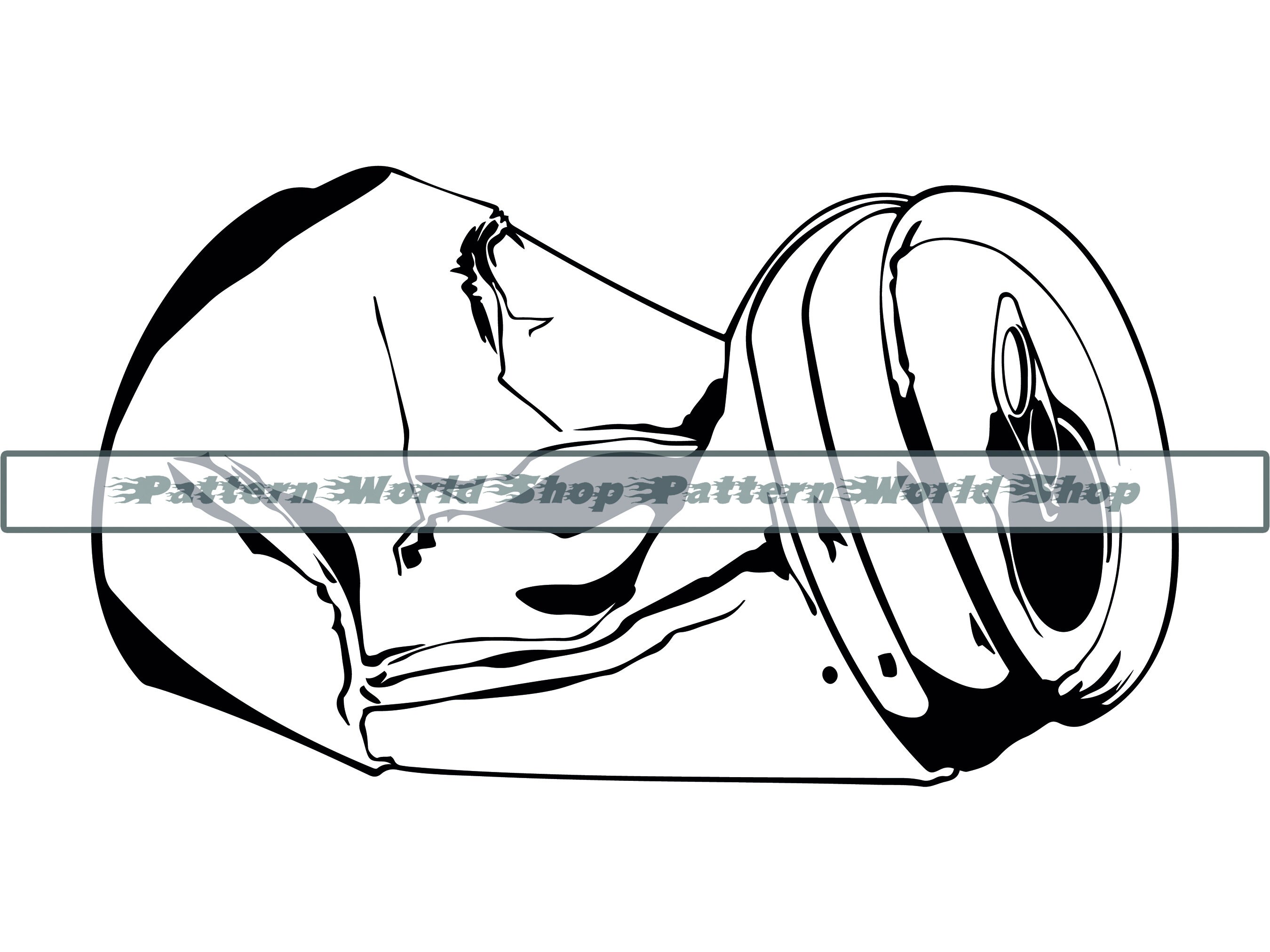 Crushed Beer Can Vector