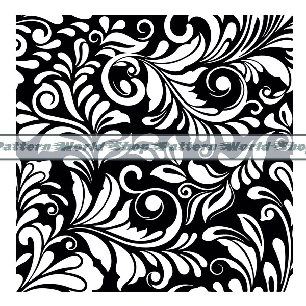 Western Swirl Pattern Svg - Etsy