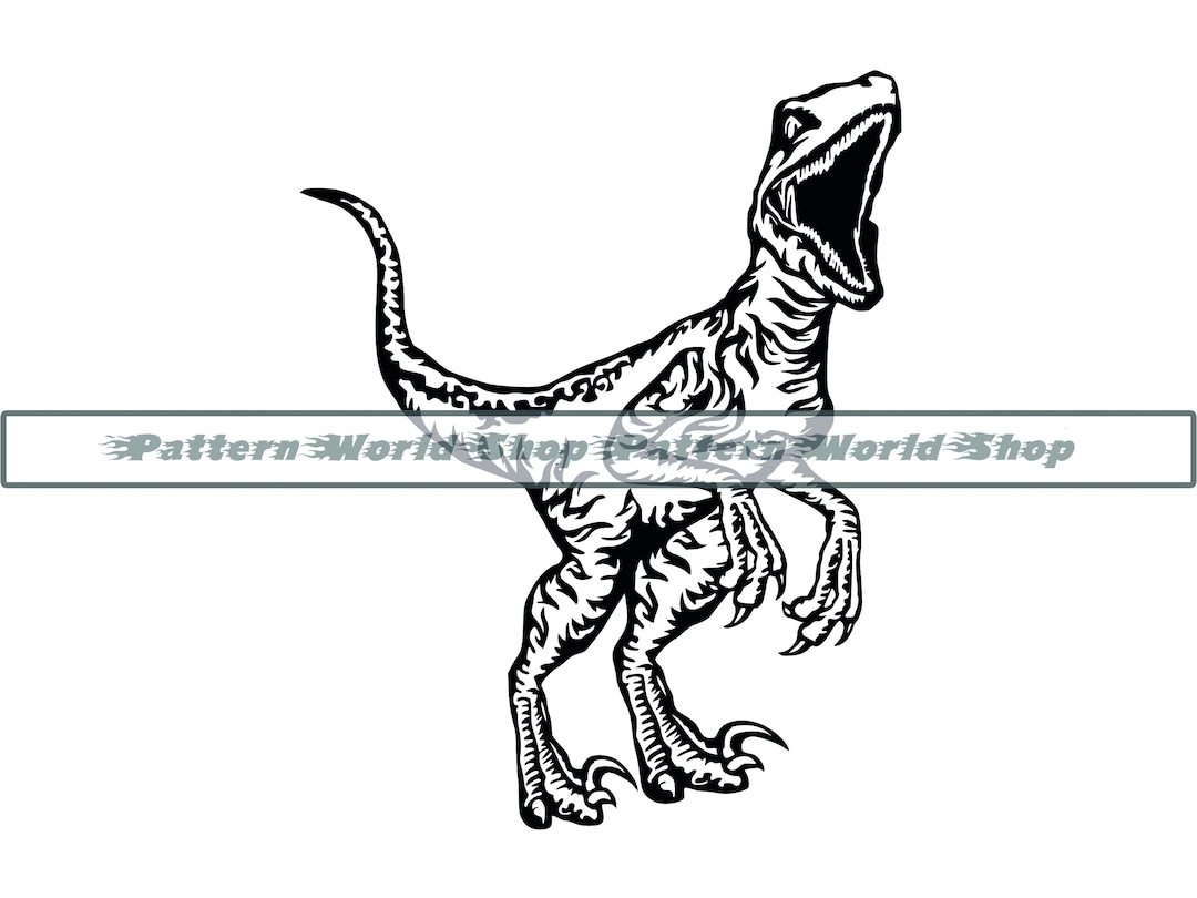Raptor SVG, Dinosaur SVG, Raptor Clipart, Raptor Files for Cricut ...