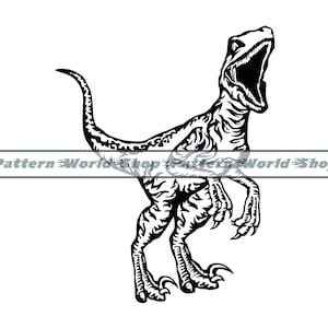 Raptor SVG, Dinosaur SVG, Raptor Clipart, Raptor Files for Cricut ...