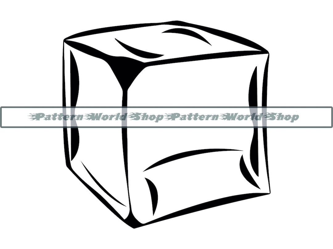 Ice Cube SVG, Ice Svg, Ice Cube Clipart, Ice Cube Files for Cricut, Ice ...