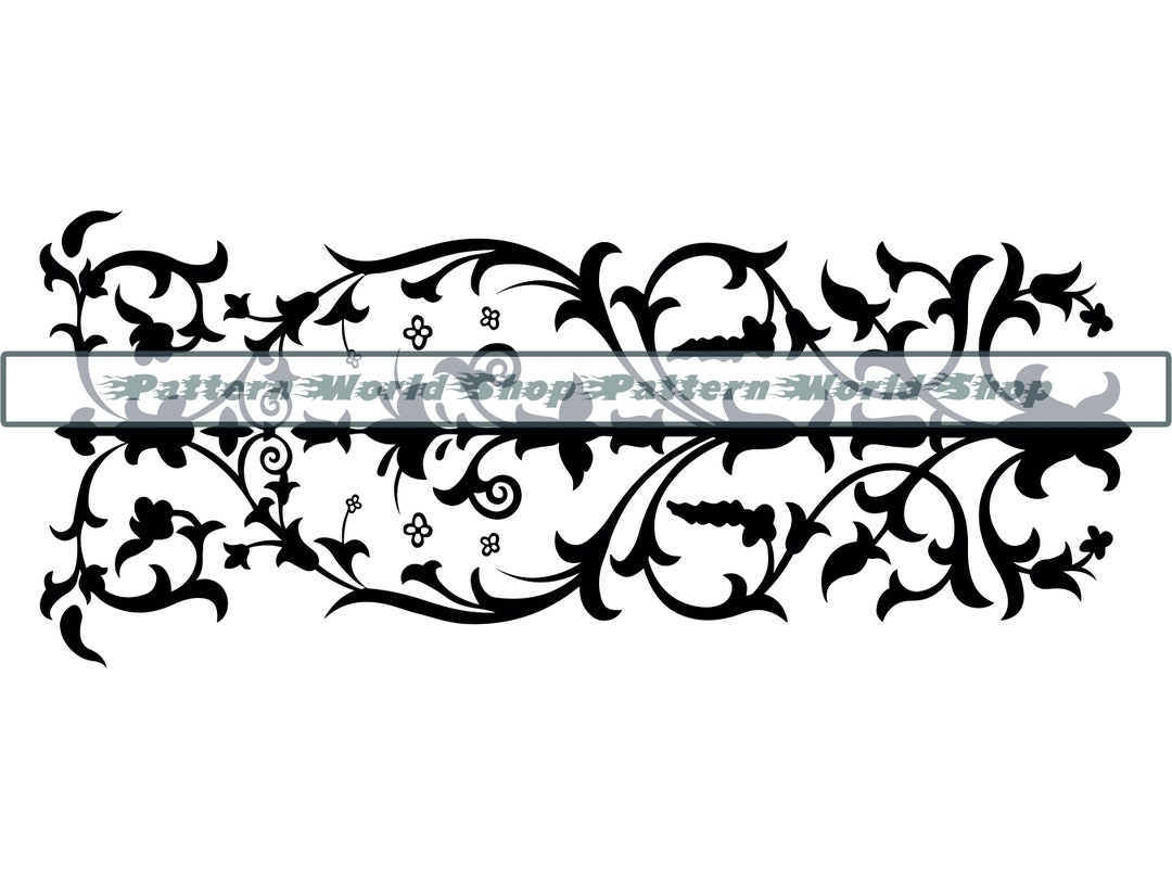 Tooled Leather #162 SVG, Damask Border, Western Tooled Leather ...