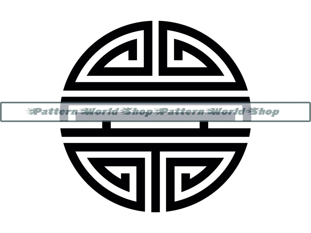 Chinese Double Happiness Symbol SVG, Shou Symbol SVG, Long Life Symbol ...