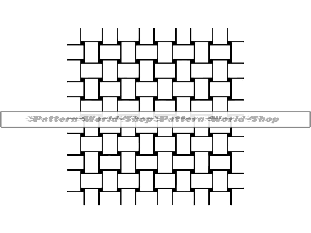 Basket Weave Pattern #2 SVG, Basket Pattern SVG, Basket Weave Clipart ...