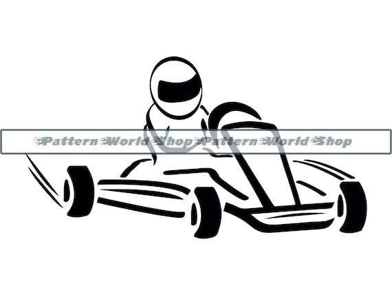 Stylized Go Kart SVG Karting SVG Karting Race Svg Karting - Etsy Australia